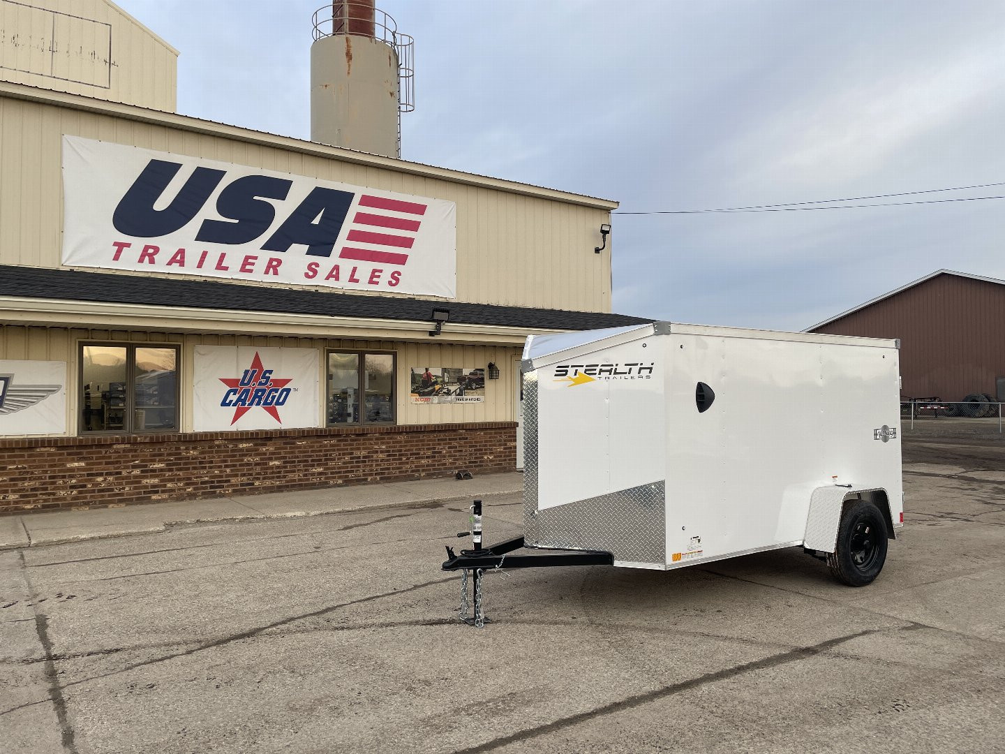 New 2025 Stealth Trailers Mustang 5X10 V-Nose Ramp Door Cargo ...