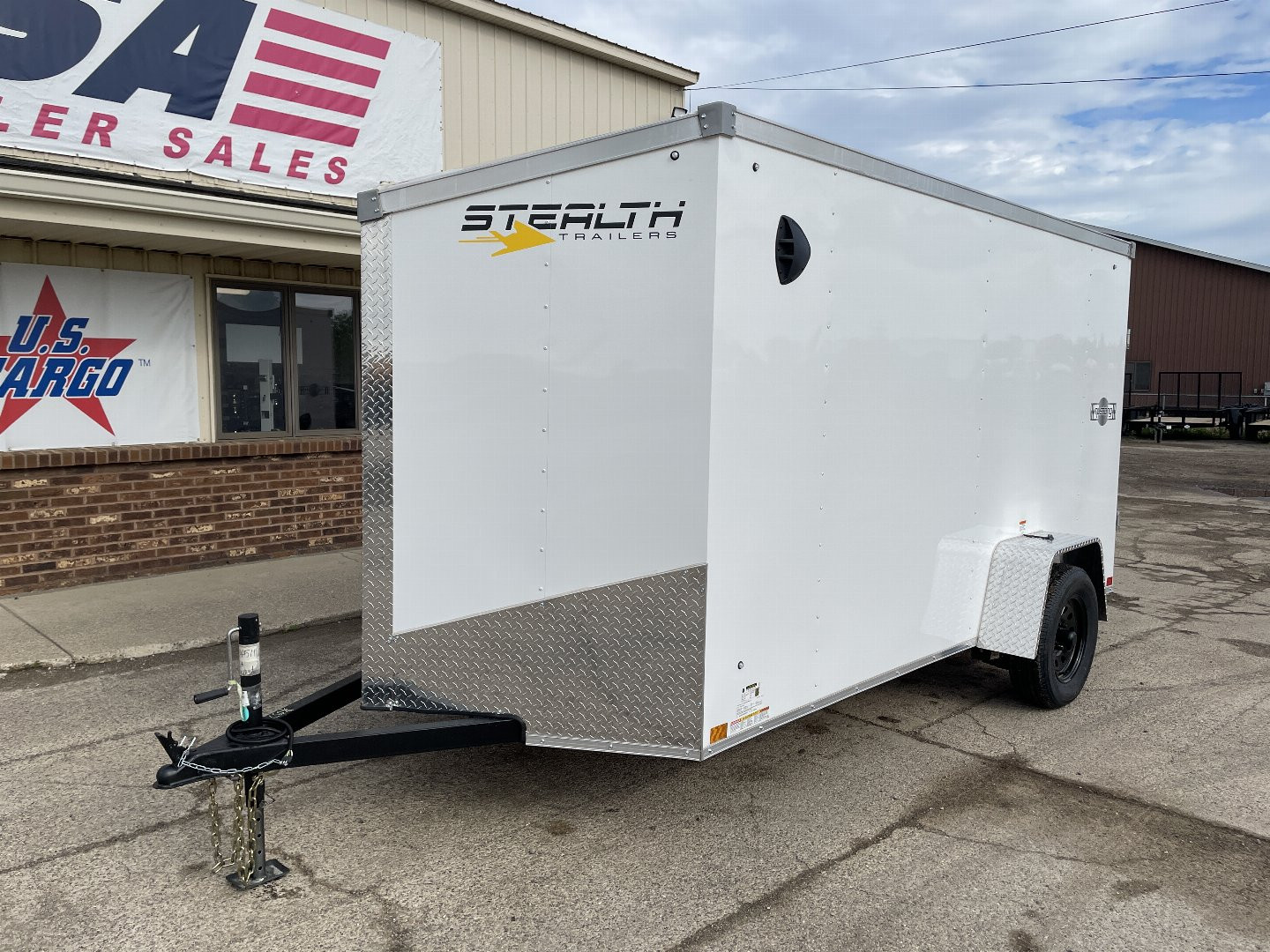 New 2025 Stealth Trailers Mustang 6x12 V-Nose Ramp Door Cargo ...
