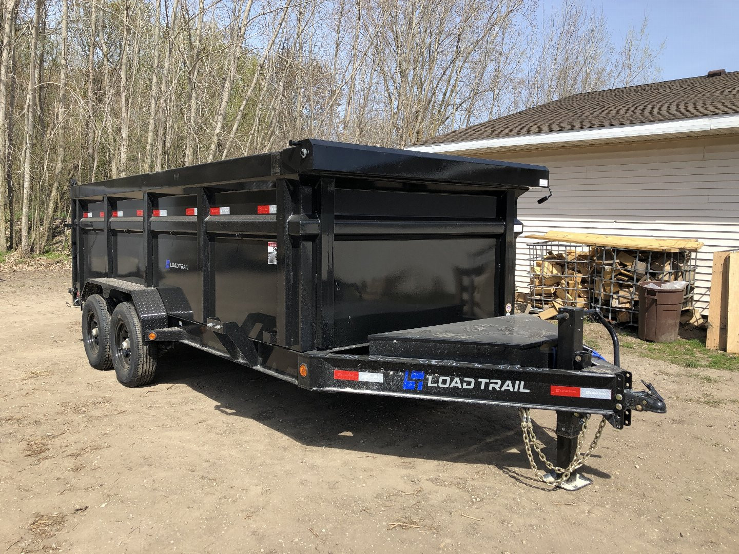 New 2025 LOAD TRAIL 16' 14K W/ 4' SIDES Dump Trailer