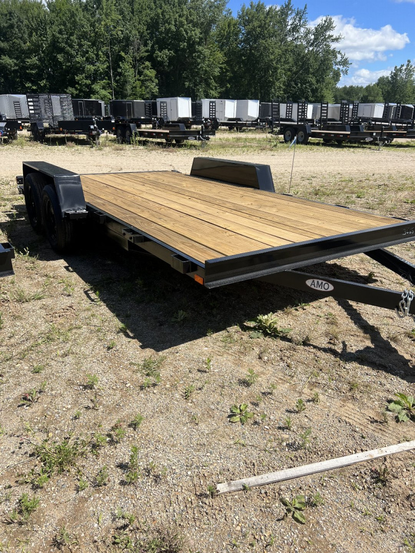 New 2025 AMO 2025 AMO 18' 2- BRAKE CAR HAULER TRAILER Car Hauler for ...