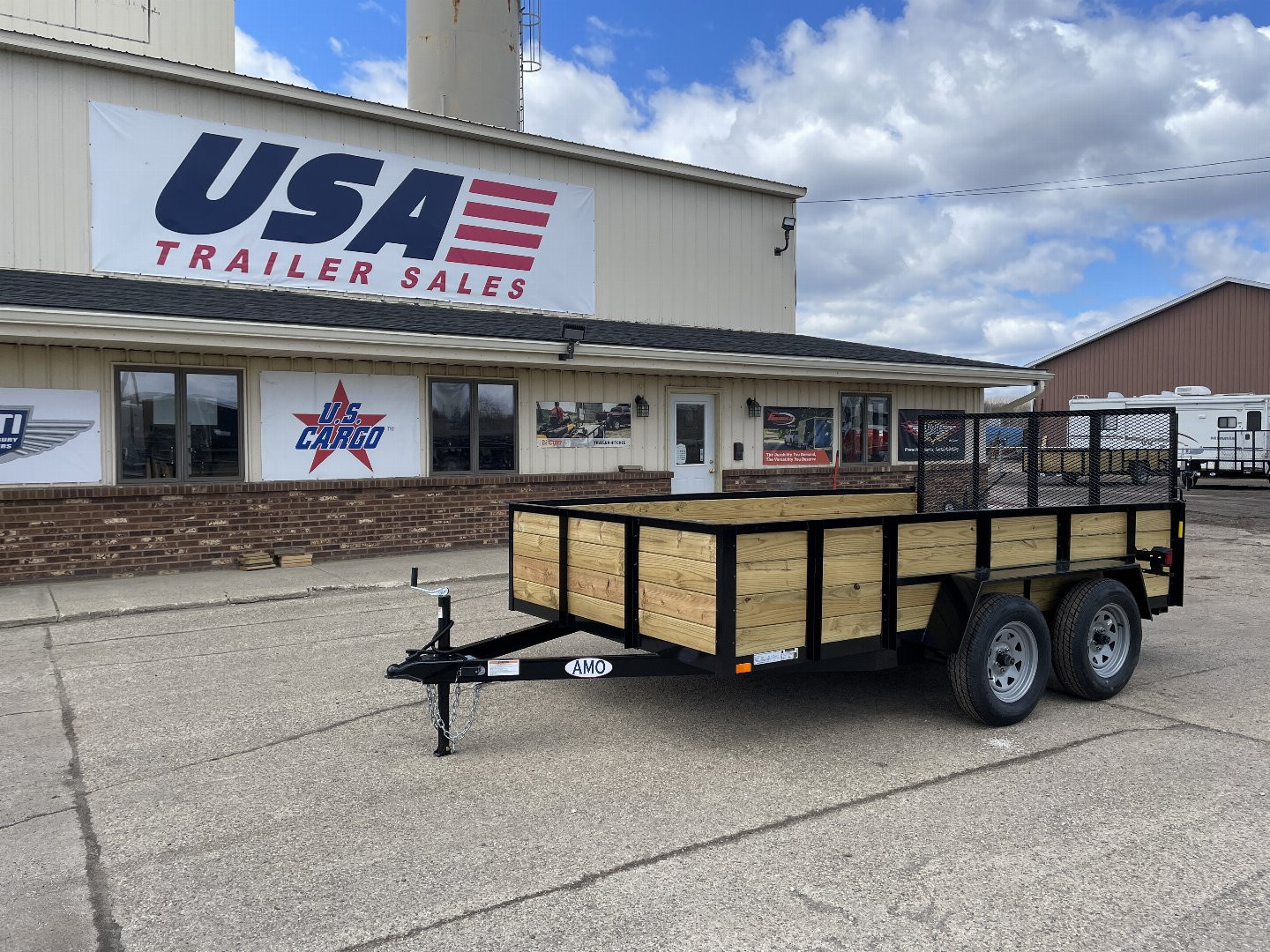 New 2025 AMO 82X12 TA2 Woodside Landscape Trailer for sale in Wayland, MI