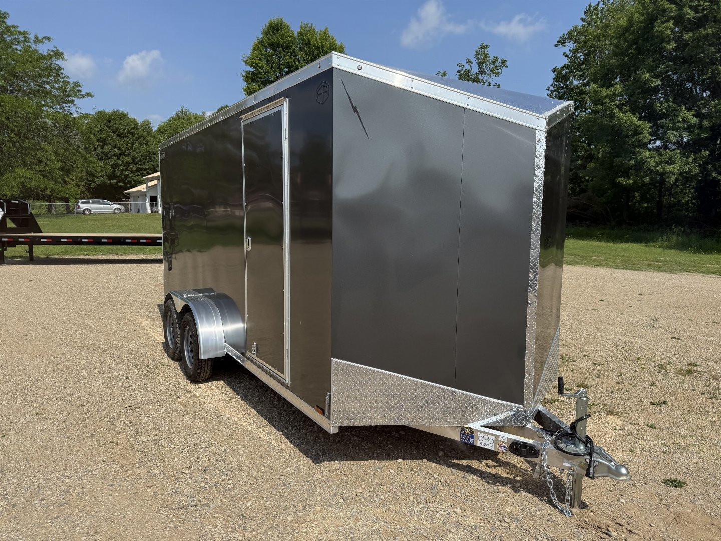 New 2025 Lightning Trailers 7X16 78" INTERIOR HEIGHT W/RAMP DOOR Cargo ...