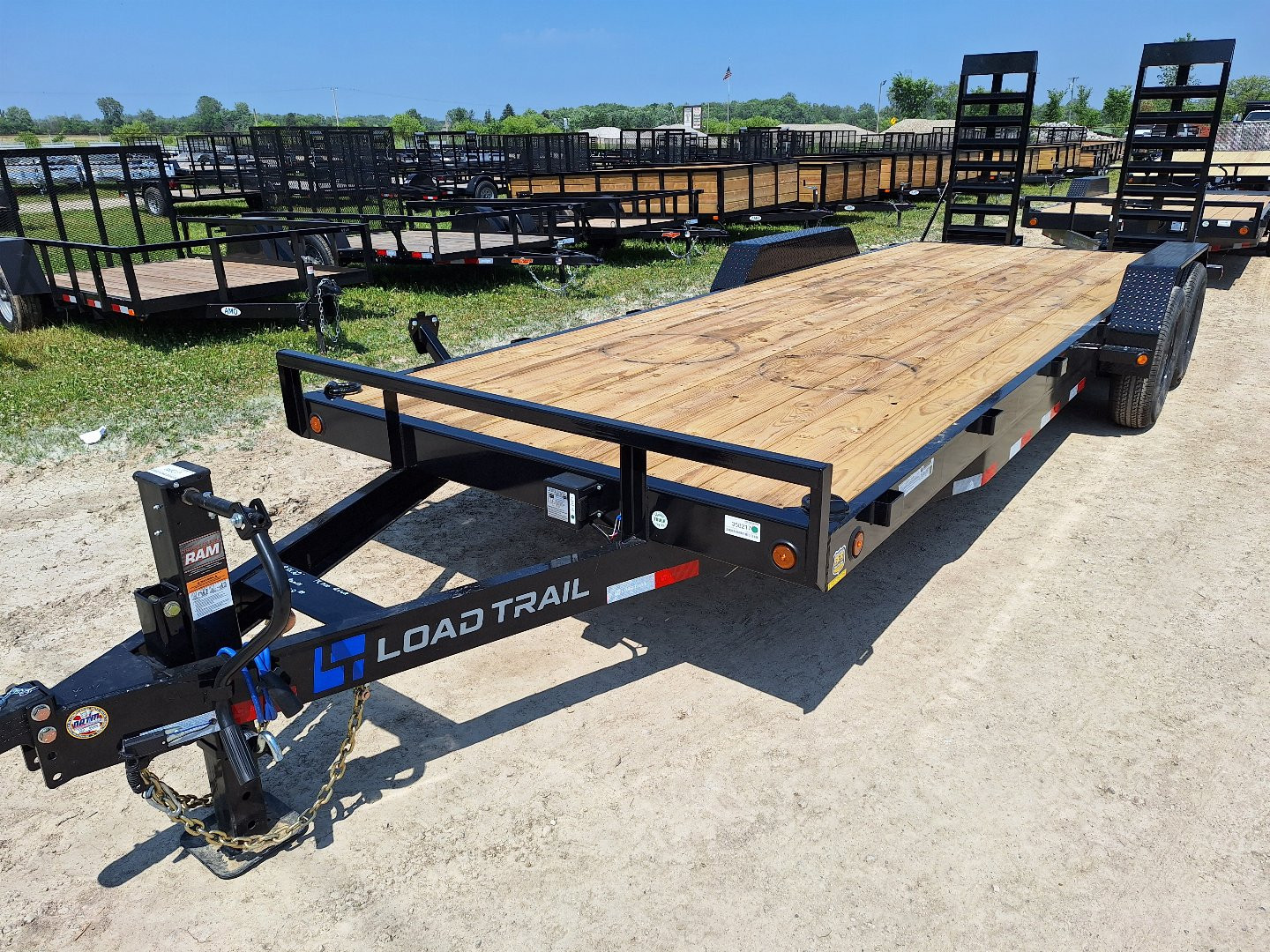 New 2025 Load Trail 83x22 Equipment Trailer W/24" HD Ramps