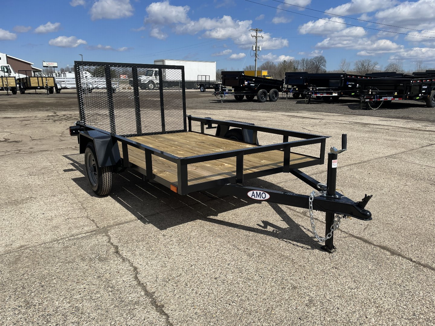 New 2025 AMO 5X8 2K Landscape Trailer for sale in Grawn, MI