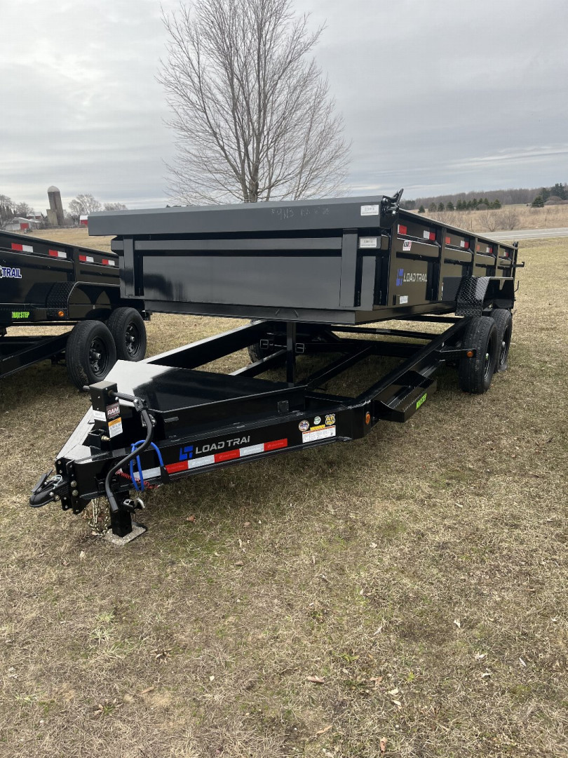 New LOAD TRAIL 83"X14' 2FT WALLS DUMP TRAILER