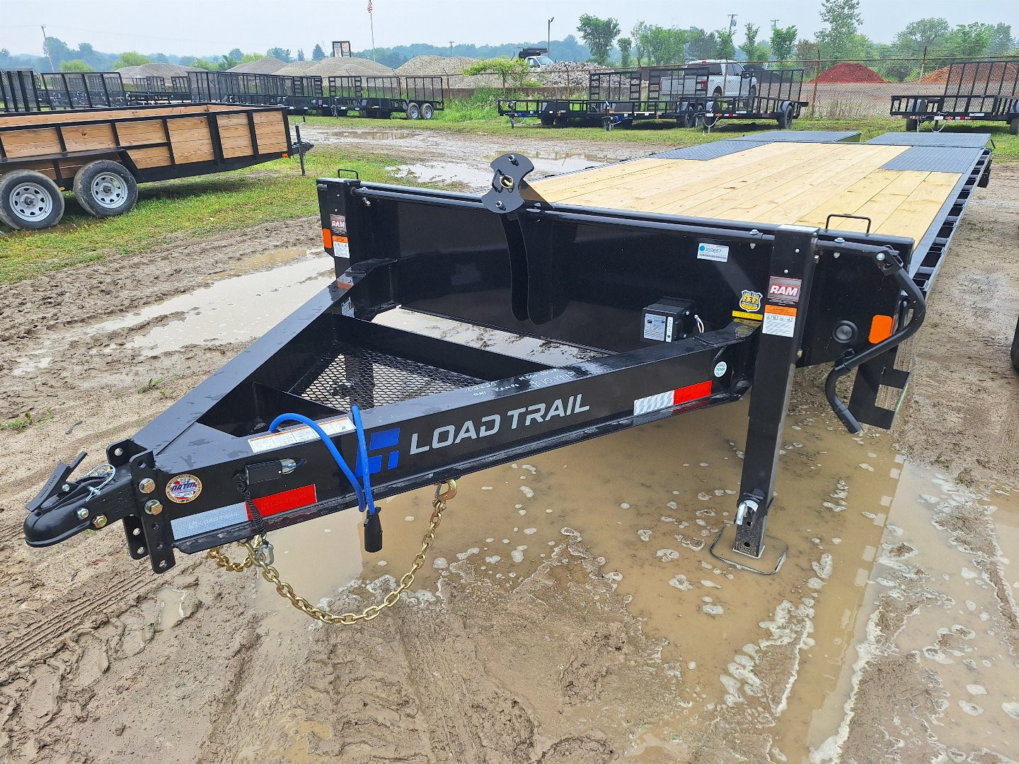 New 2025 Load Trail 102x25 Deckover Trailer W/ Max Ramps