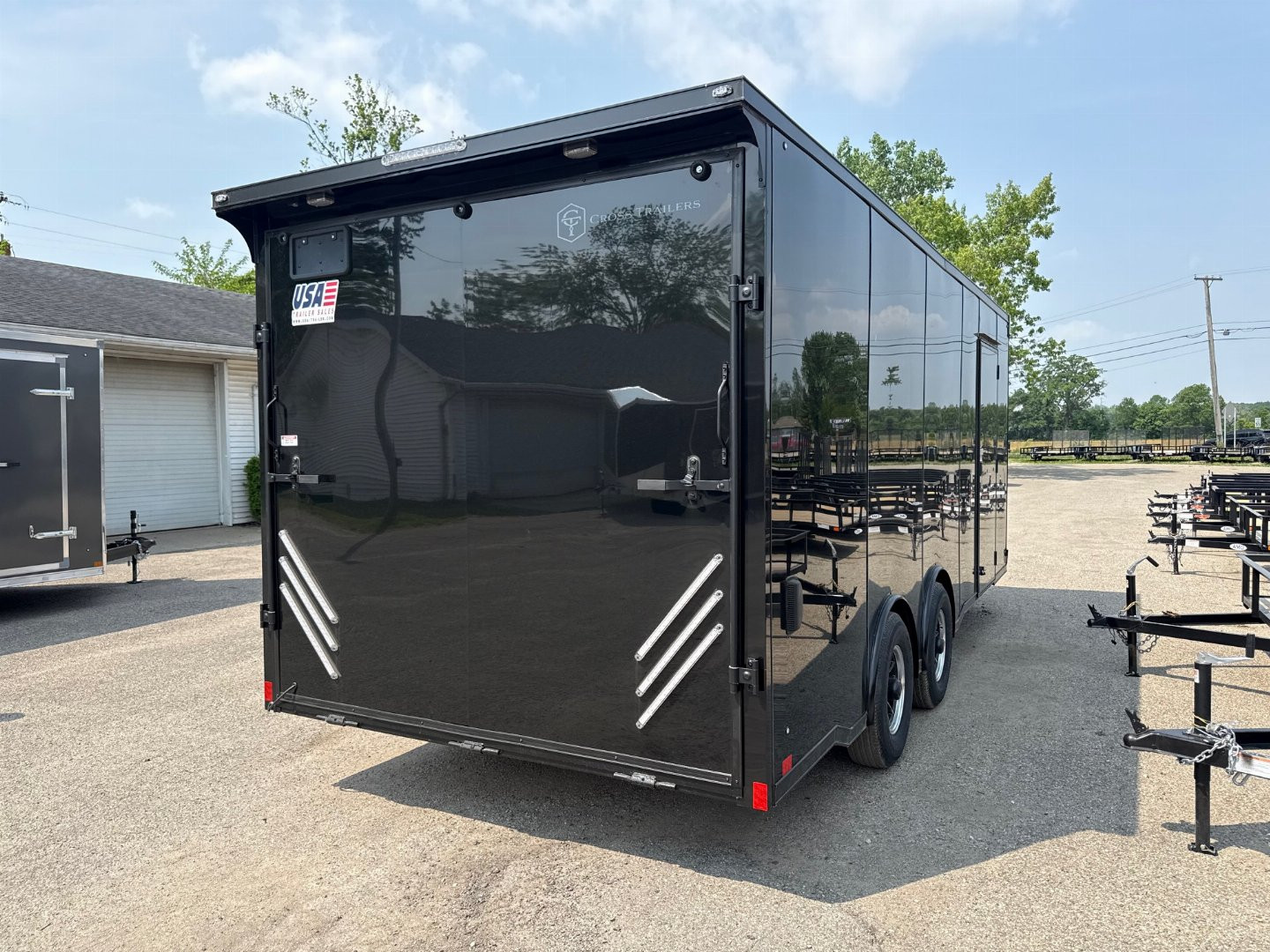 New 2025 Cross 8.5 x 20 Enclosed Car Hauler with Ramp 10K GVW with 7ft ...
