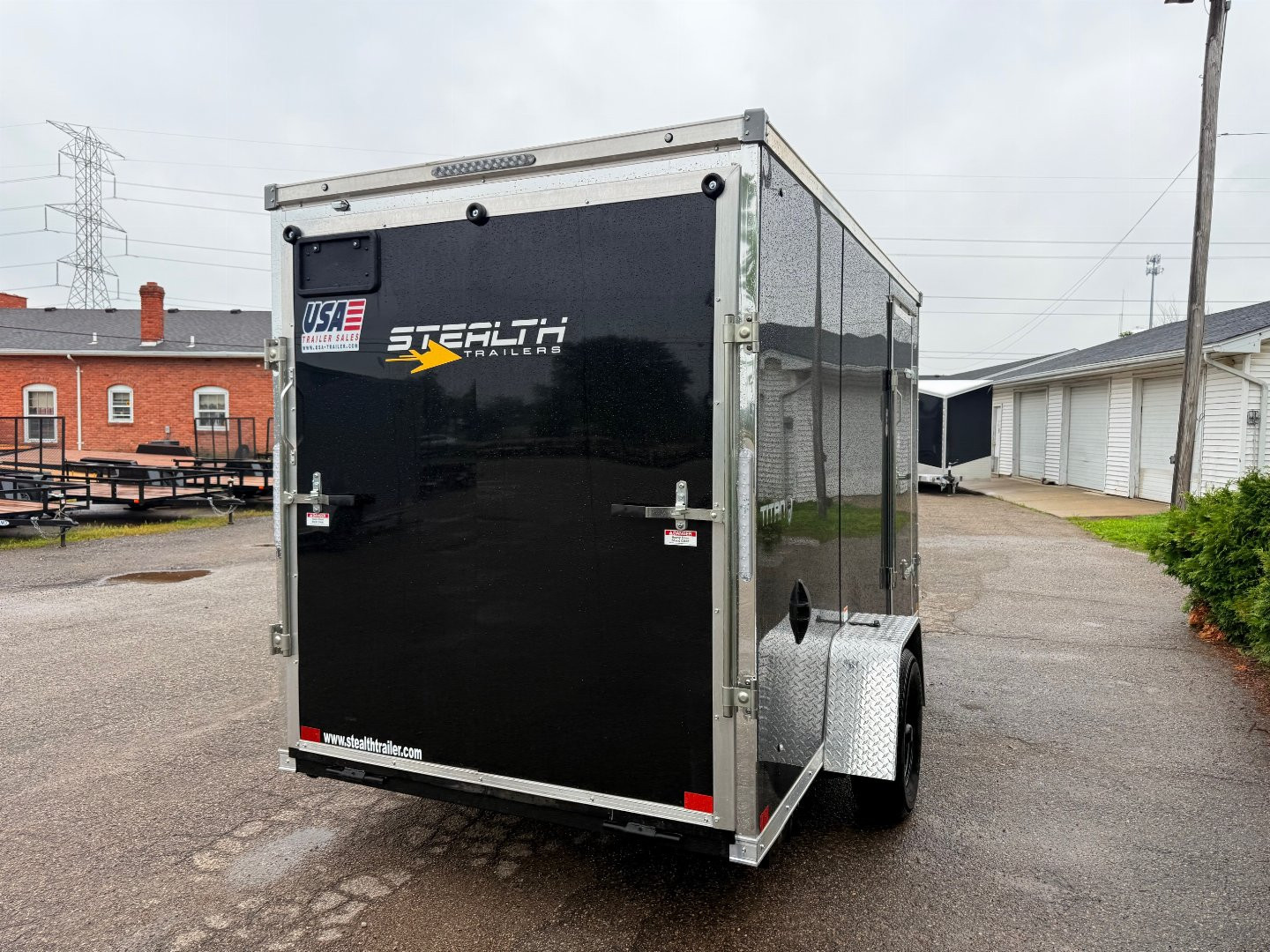 New 2025 6 x 12 Stealth Titan Enclosed Trailer with Ramp with 6ft 6in ...