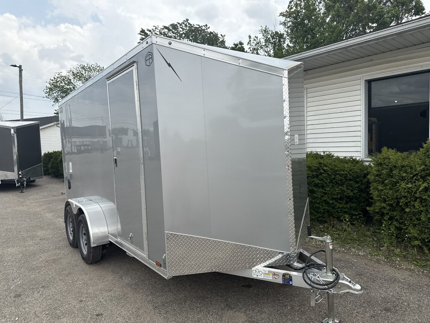 New 2025 LIGHTNING TRAILERS 7 X 14 ALL ALUMINUM Enclosed Trailer 6ft ...