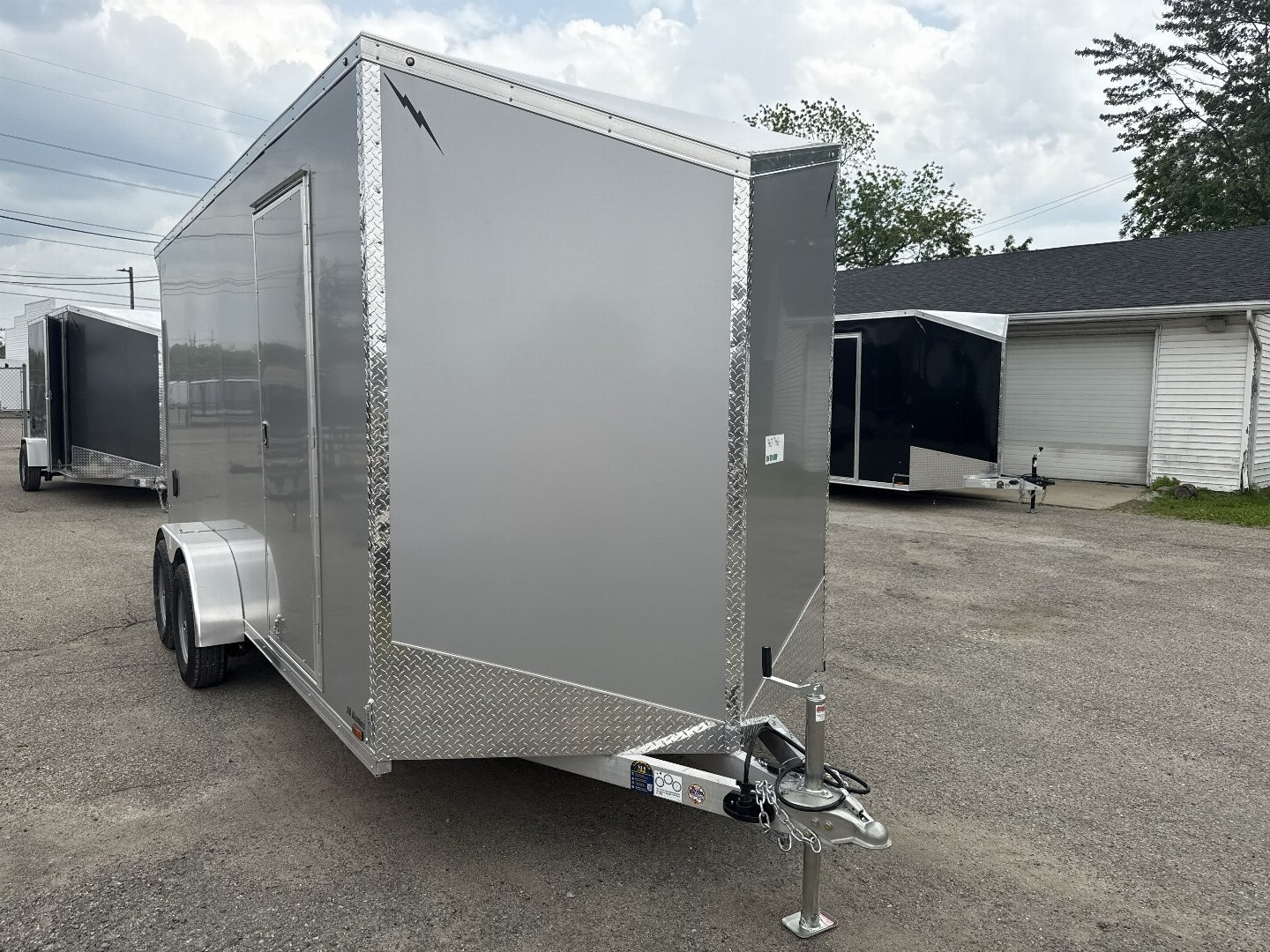 New 2025 LIGHTNING TRAILERS 7 X 16 ALL ALUMINUM Enclosed Trailer 7ft ...