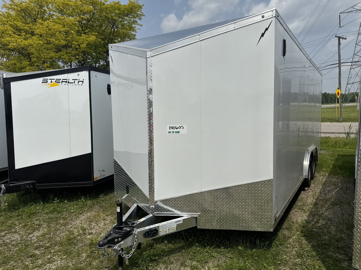 New 2025 Lightning 8.5 x 20 Enclosed All Aluminum Car Hauler with Ramp ...