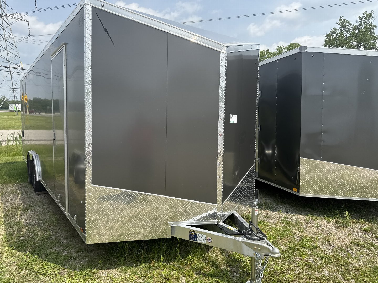 New 2025 Lightning 8.5 x 24 Enclosed All Aluminum Car Hauler with Ramp ...