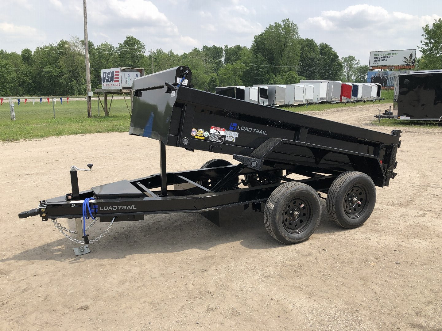 New 2025 Load Trail 5X10 DUMP W/TARP Dump Trailer