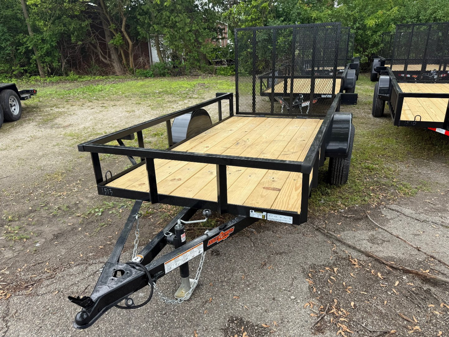 New 2025 Down 2 Earth Trailers 5x10 Low side Landscape Trailer 3k