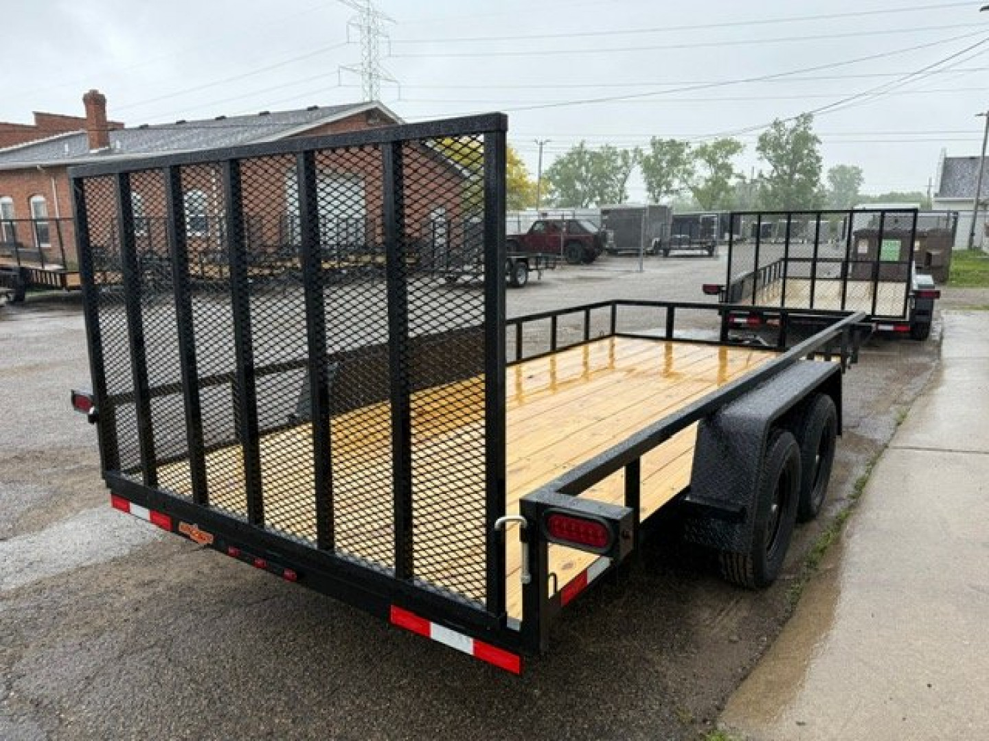 New 2025 Down 2 Earth Trailers 82 x 16 Low side Landscape Trailer with ...