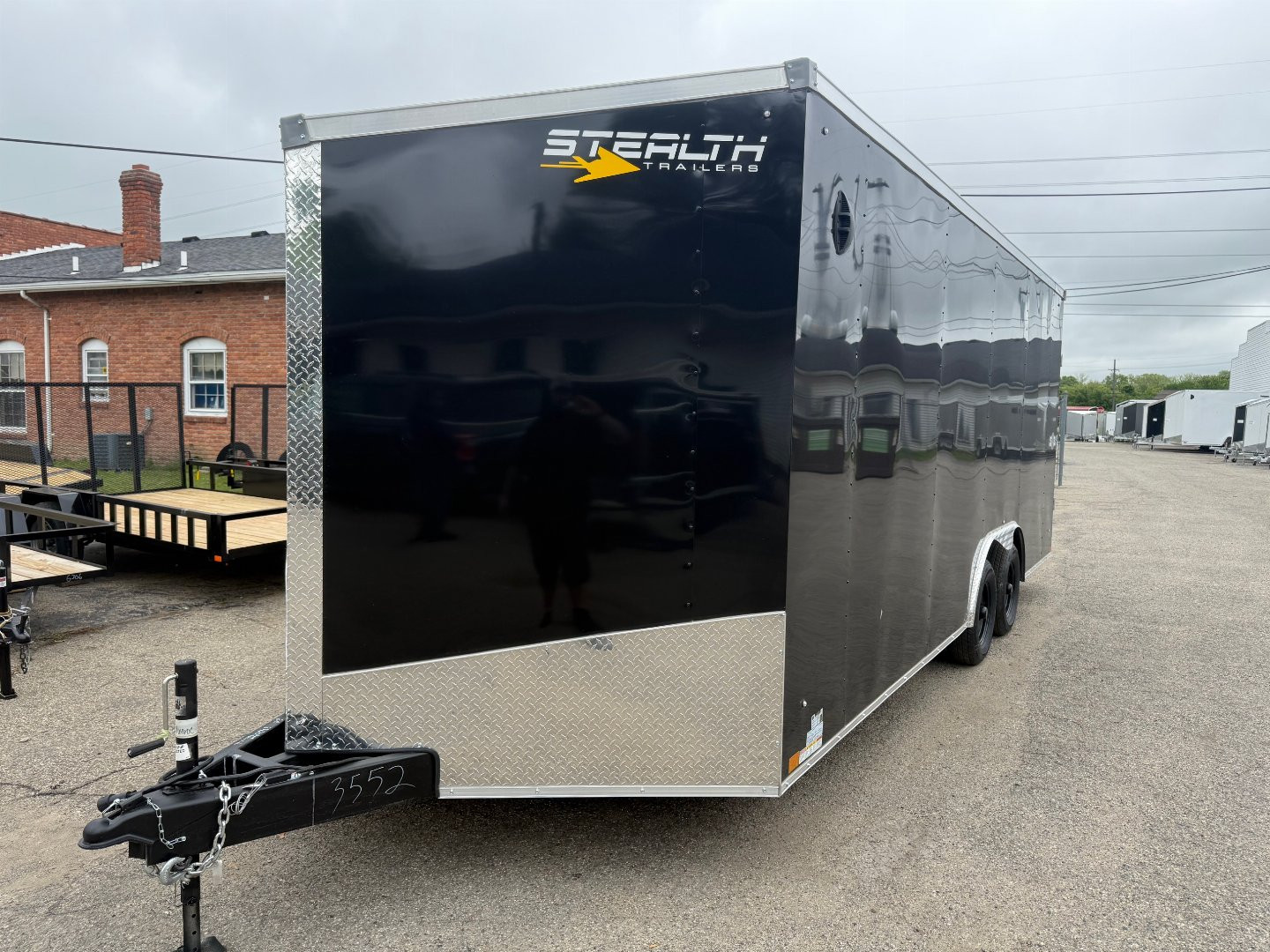 New 2025 Stealth 8.5 x 20 Enclosed Car Hauler with Ramp 7K GVW with 7ft ...