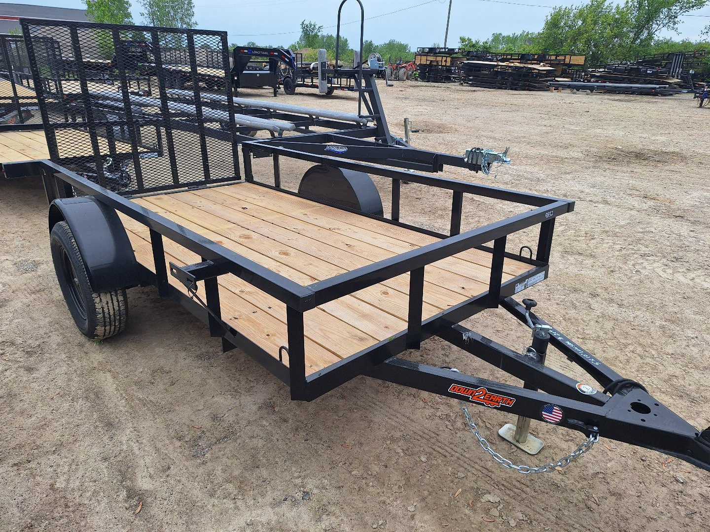 New 2025 Down 2 Earth Trailers 5x10 Lowside Landscape Trailer