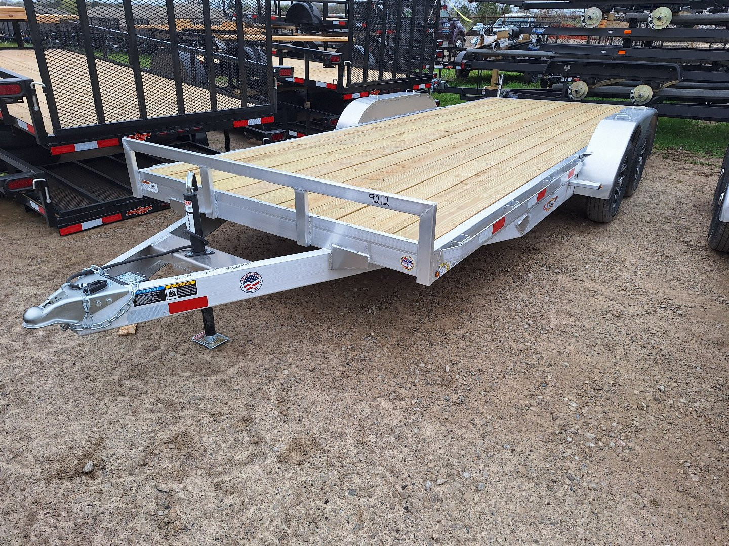 New 2025 H&H Trailers 82x18' Aluminum 7K Car Hauler