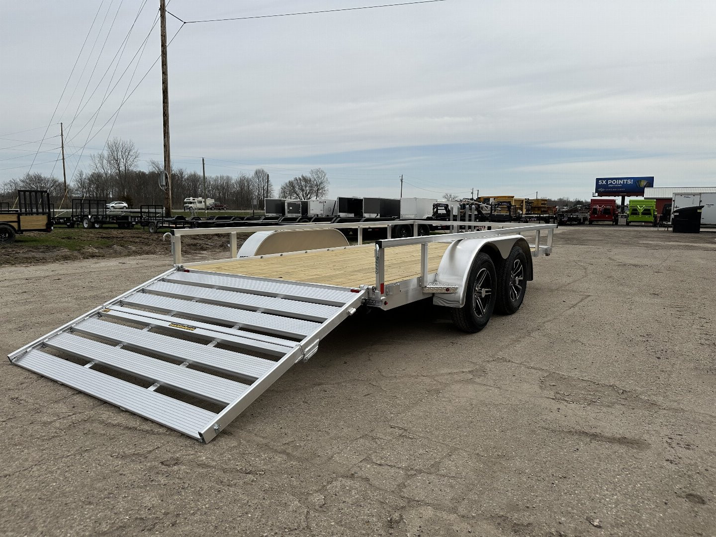 New 2025 H&H TRAILERS 82x14 7k Aluminum Landscape Trailer - Aged ...