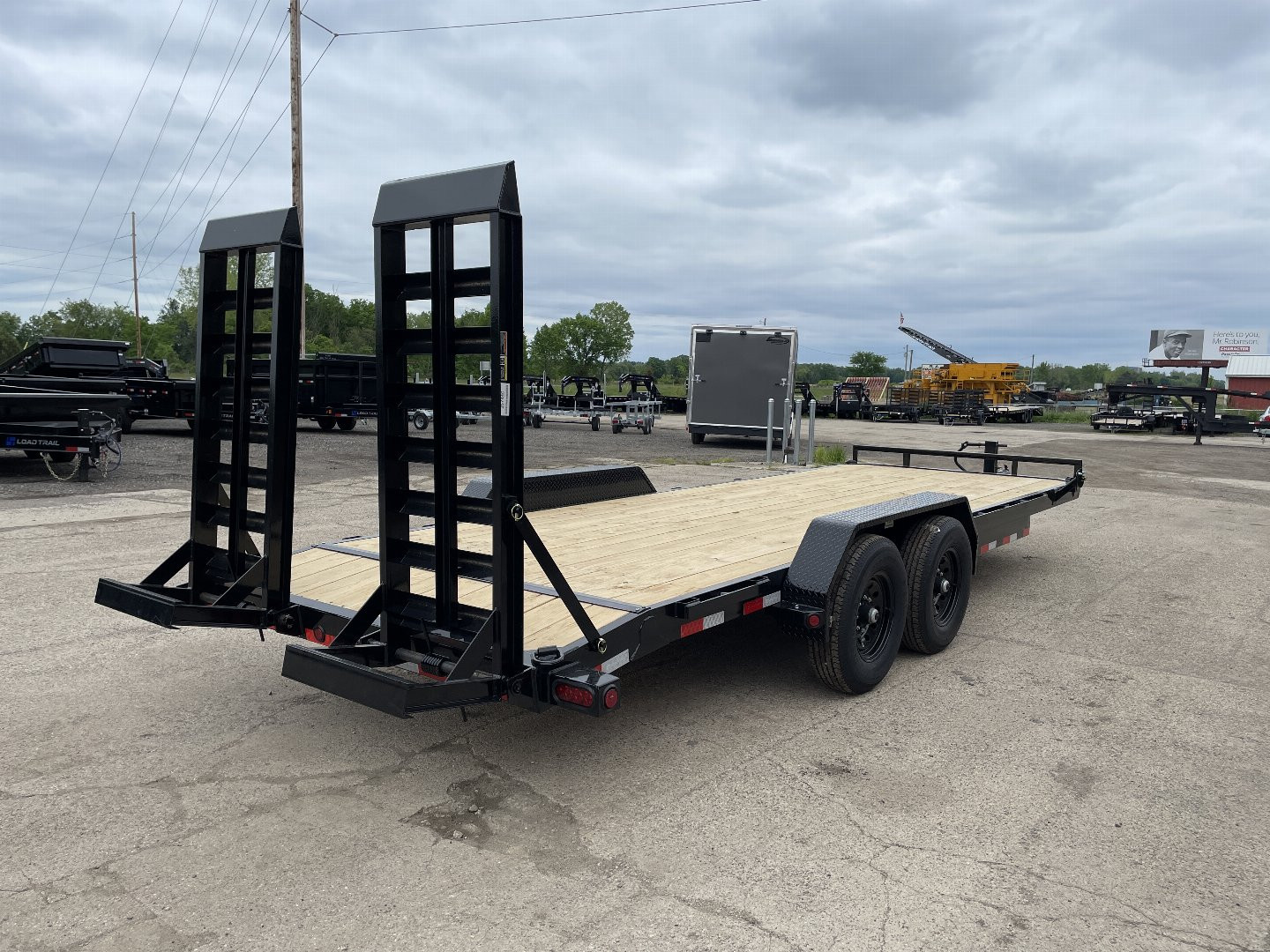 New 2025 Load Trail 83X22 14k w/HD Ramps & Rub Rail Equipment Trailer
