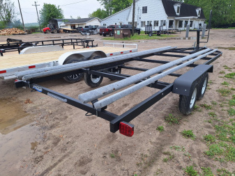 New 2025 Hoosier 20-24 Float On Bunk Style Pontoon Trailer