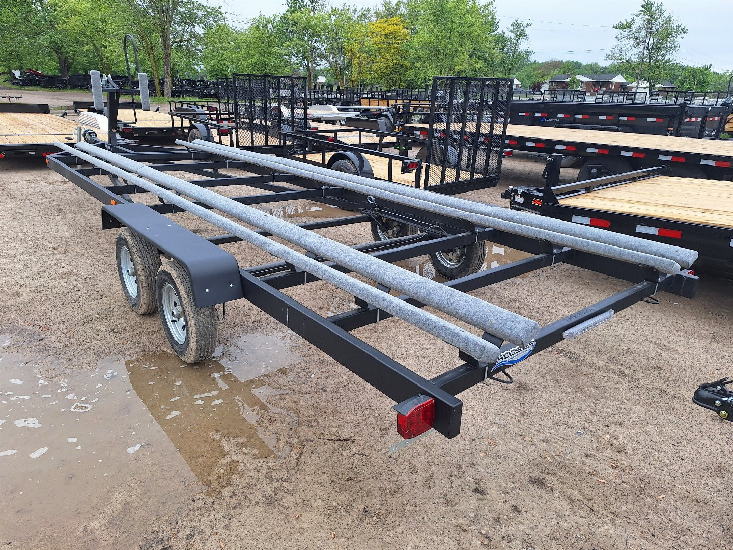 New 2025 Hoosier 24-26 Float on / Bunk Style Pontoon Trailer W/ Brakes ...