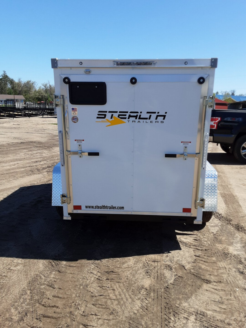 New 2025 Stealth Trailers STEALTH 5X8W/RAMPWHITE Cargo / Enclosed ...