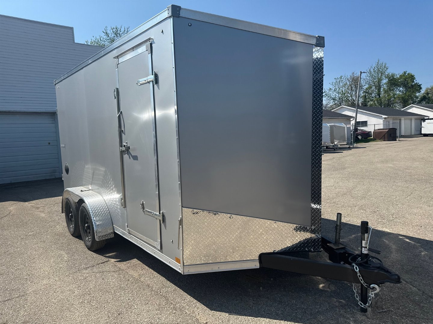 New 2025 Stealth 7 X 14 Cargo / Enclosed Trailer with Ramp with 7ft ...