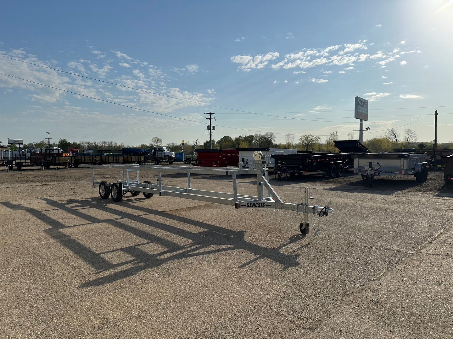 New 2025 Genesis Trailers 24ft Tandem Axle Crank-up Trailer for sale in ...