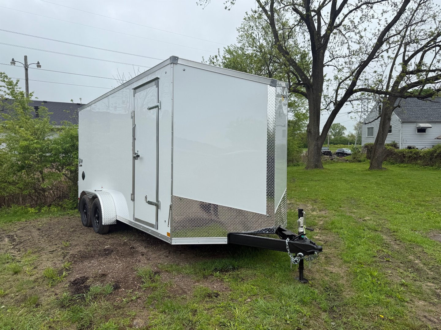 New 2025 Stealth 7 X 16 Cargo / Enclosed Trailer with Ramp and 7ft ...