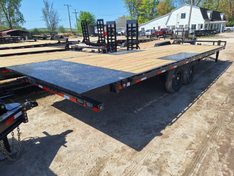 New 2025 Load Trail 102x26 Deck Over Power Tilt Trailer