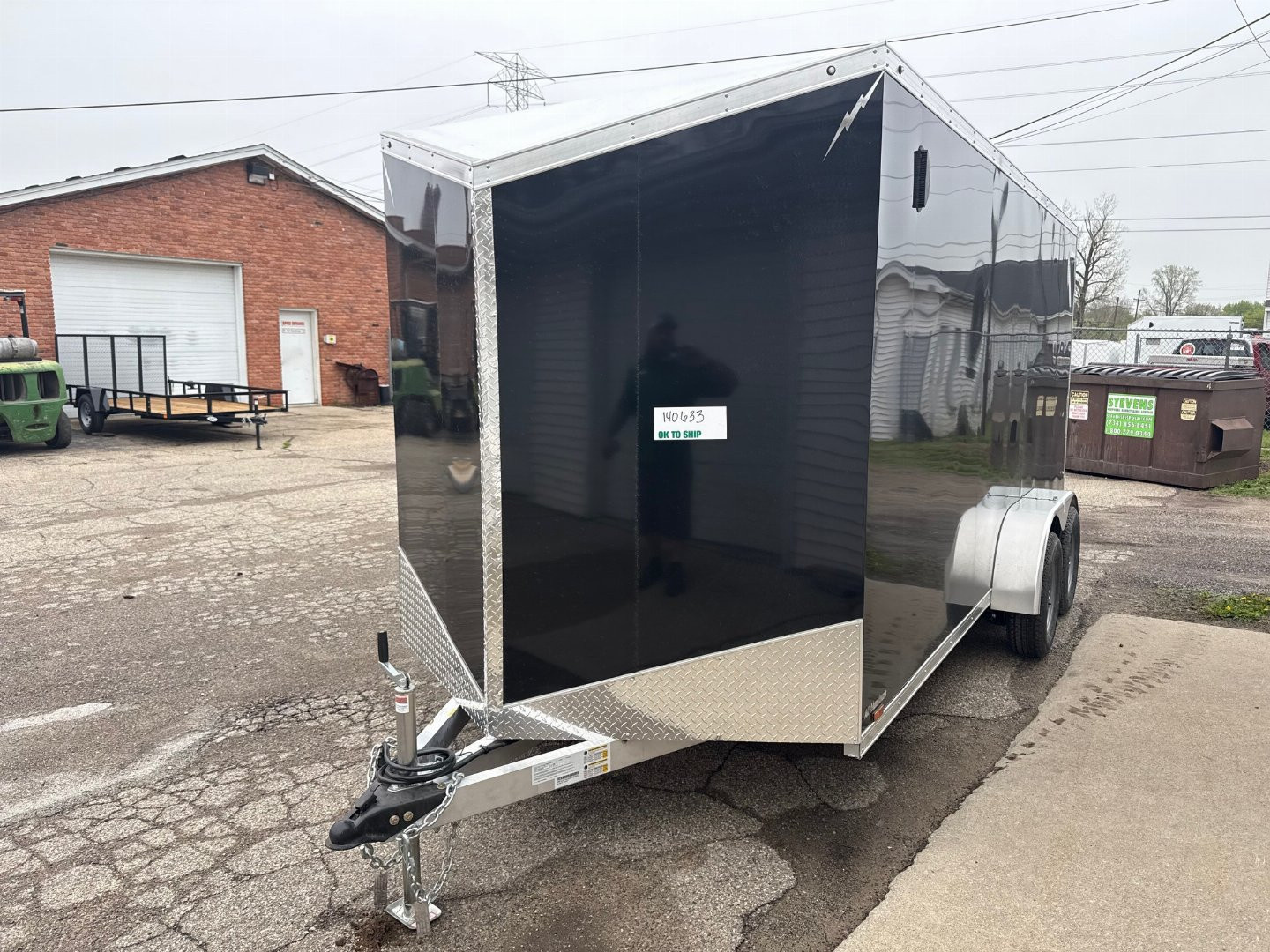 New 2025 LIGHTNING TRAILERS 7 X 16 ALL ALUMINUM Enclosed Trailer 6ft ...