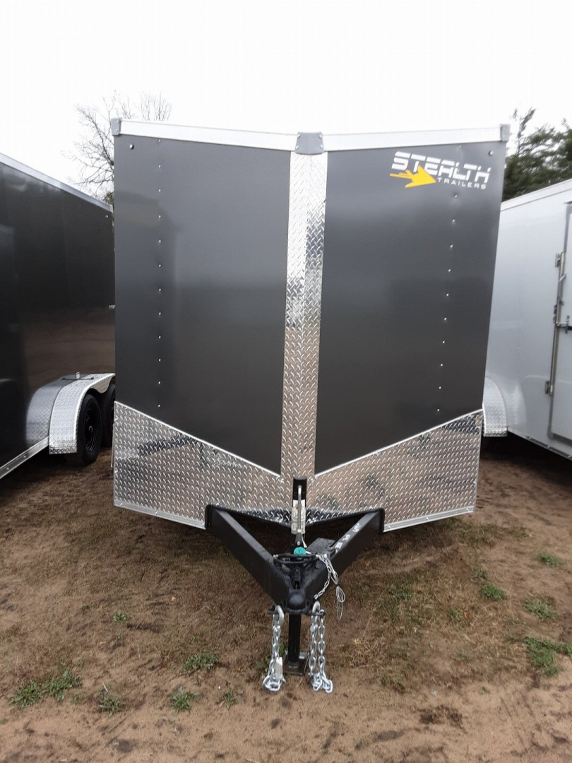 New 2025 Stealth Trailers STEALTH 7X14W/RAMP CHARCOAL Cargo / Enclosed ...