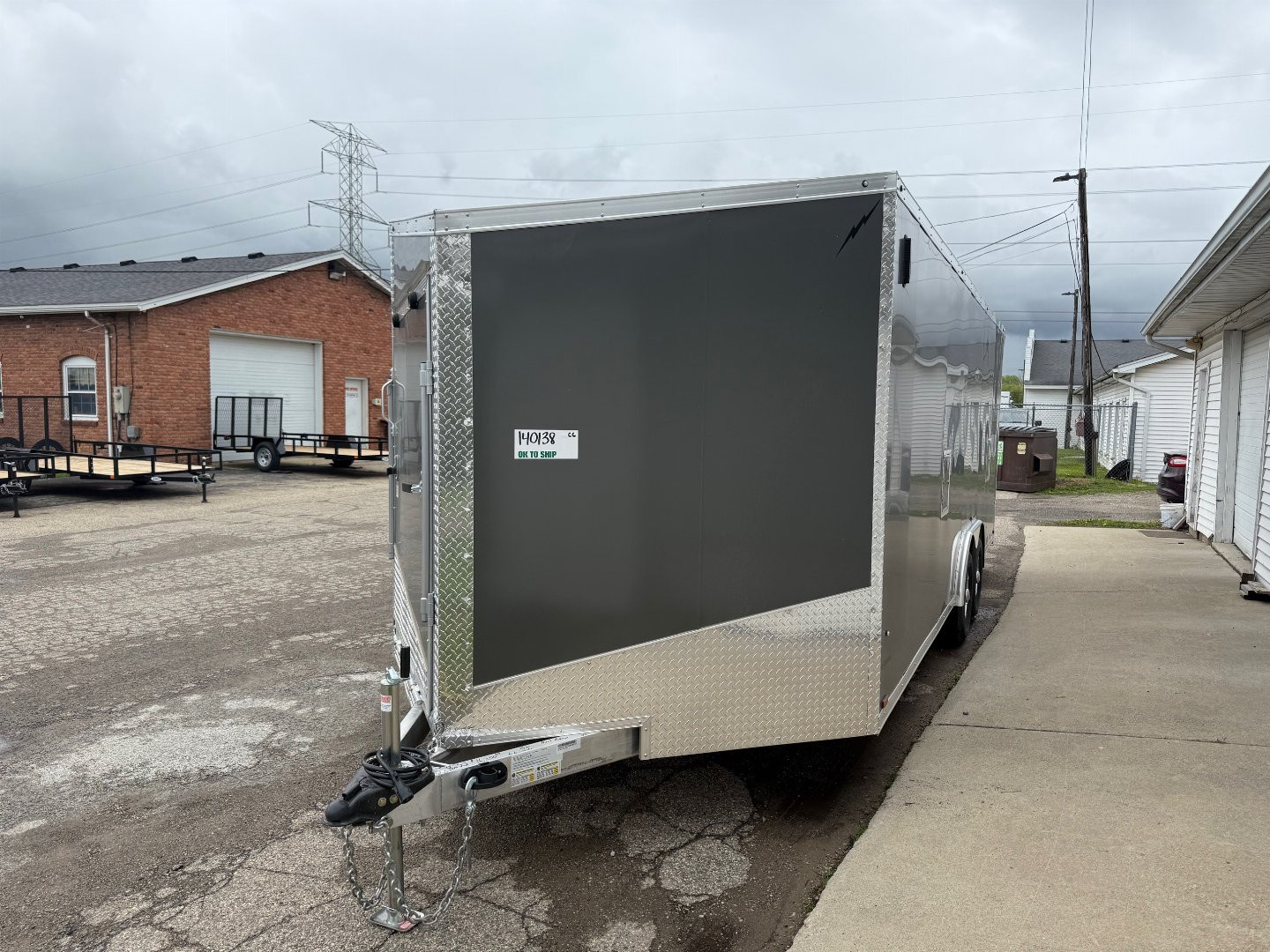 New 2025 Lightning 8.5 x 22 Enclosed All Aluminum Car Hauler with FRONT ...