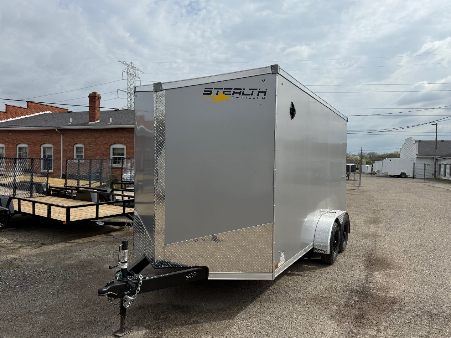 New 2025 Stealth 7 X 14 Cargo / Enclosed Trailer with Ramp with 7ft ...