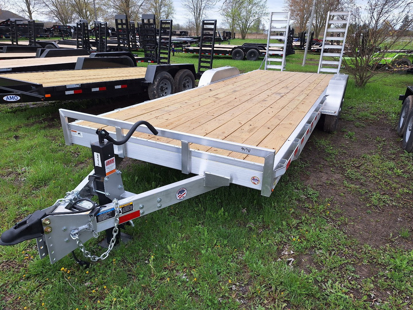 New 2025 H&H Trailers 82x22' Aluminum 14K Equipment Trailer