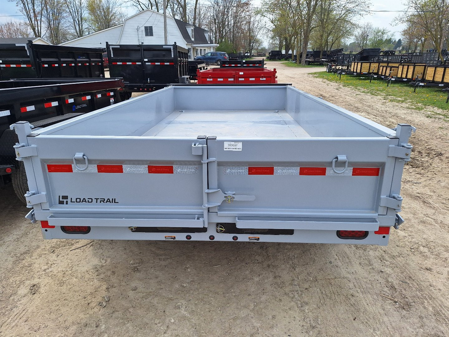 New 2025 Load Trail 83x14 Dump Trailer (Gray)