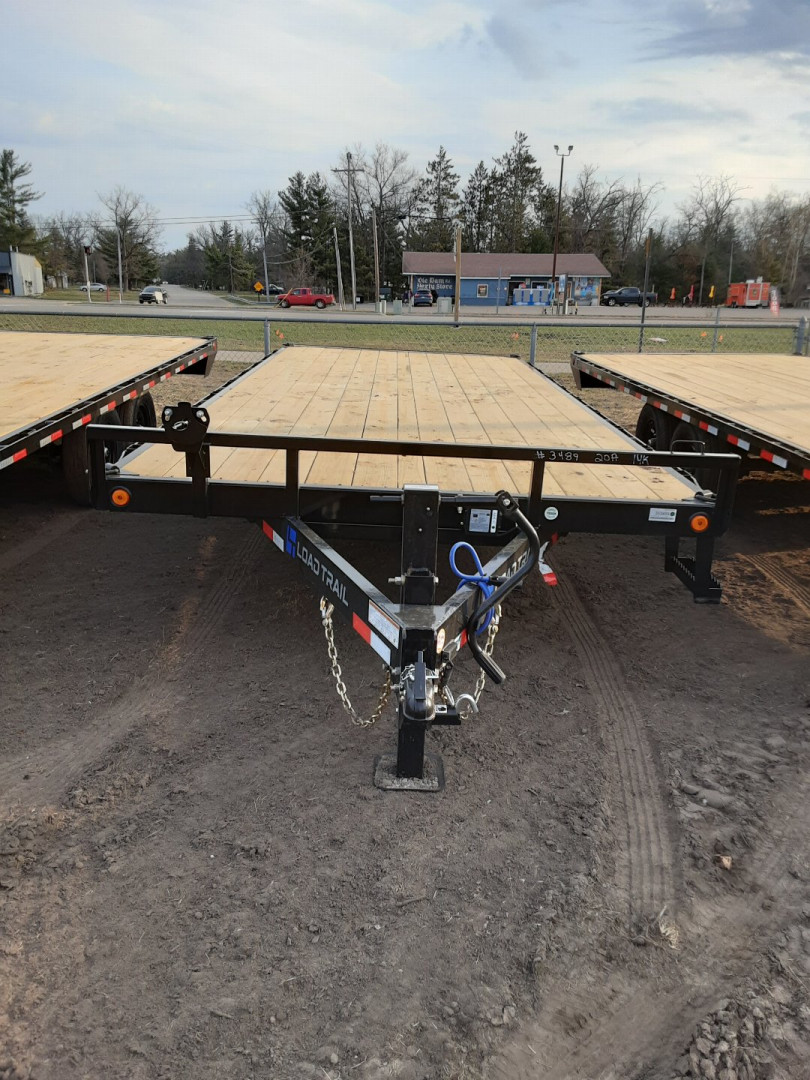New 2025 Load Trail 102X20 DECK OVER SLIDE IN RAMPS 14K Equipment Trailer