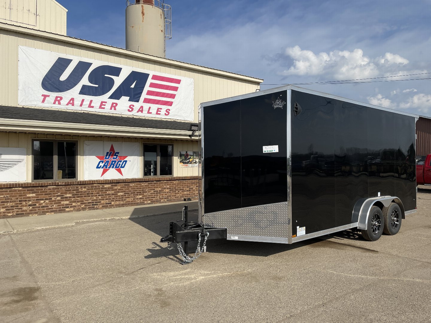 New 2025 US CARGO Scout 7.5x16 V-Nose Ramp Door +12 Cargo / Enclosed Trailer