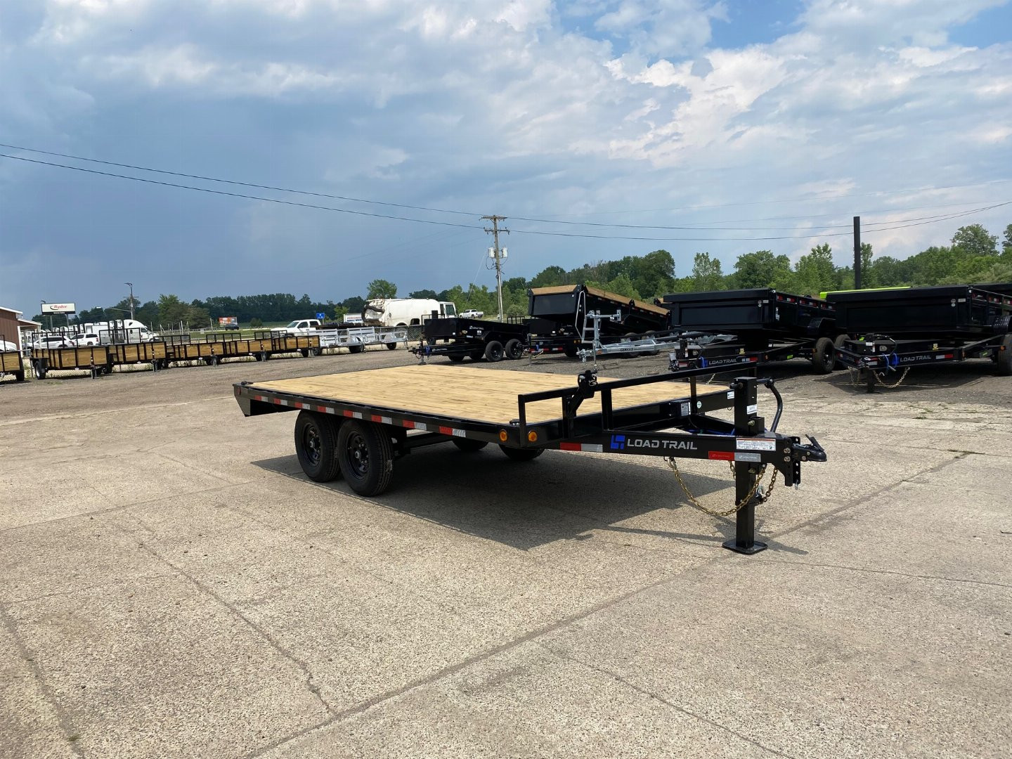 New 2025 Load Trail 102X16 14k Deck Over Deckover Trailer