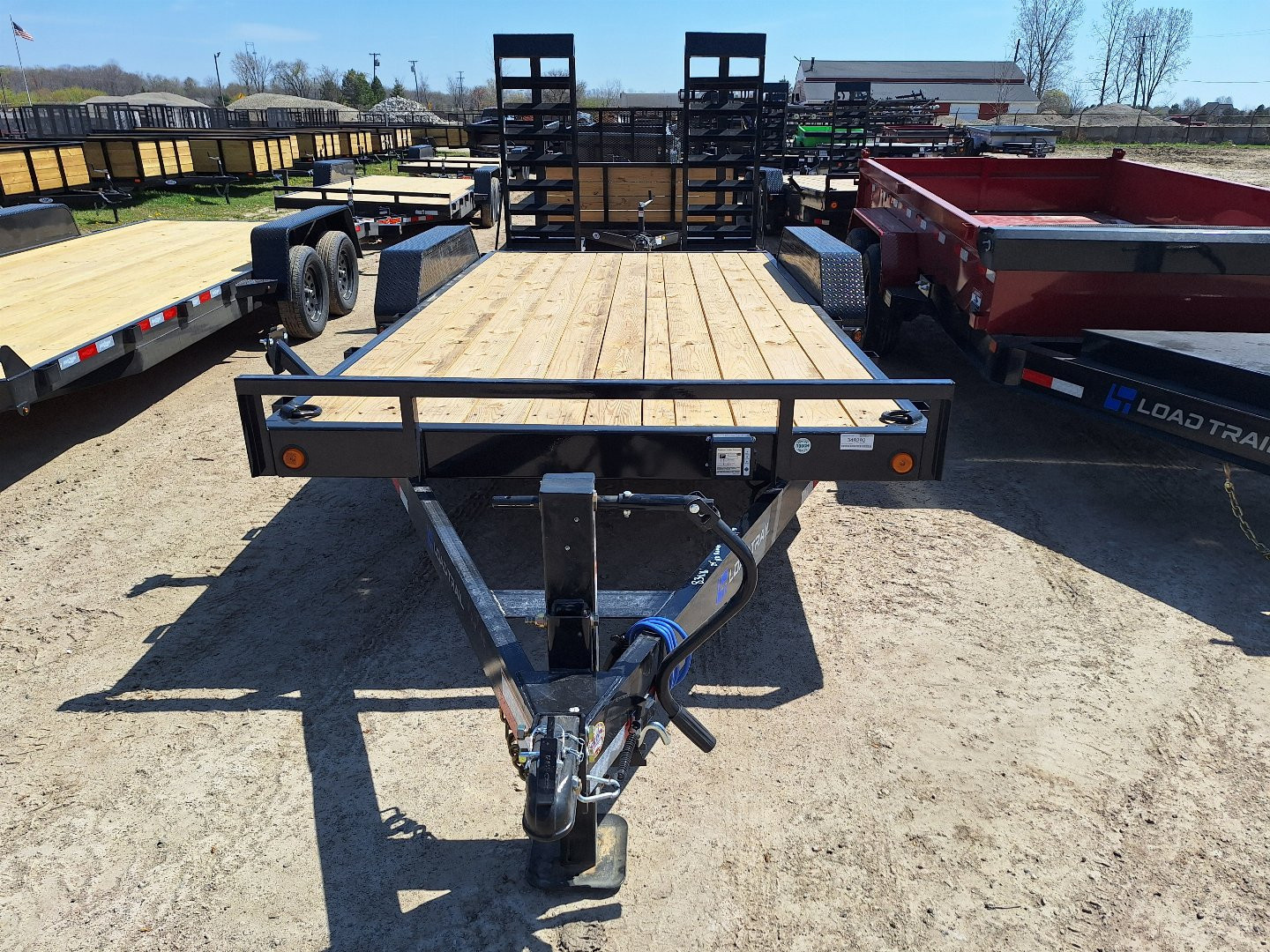 New 2025 Load Trail 83x22 Triple Axle Equipment Trailer W/24" HD Ramps