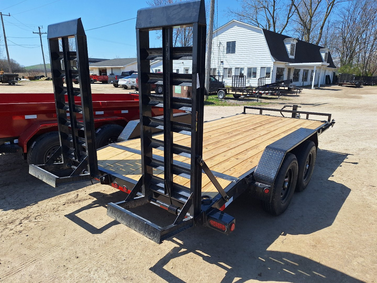 New 2025 Load Trail 83x22 Triple Axle Equipment Trailer W/24" HD Ramps