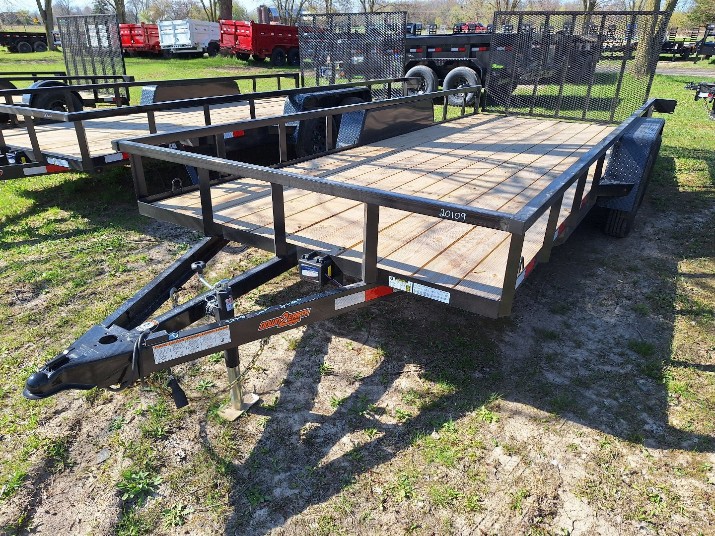 New 2025 Down 2 Earth Trailers 82x18' Lowside Landscape Trailer for sale in New Boston, MI