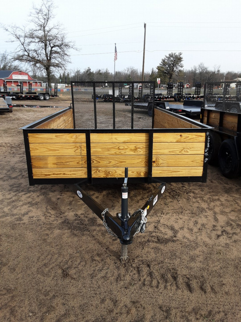 New 2025 AMO 82x12 woodside tandem 7k w/fold down ramp Landscape ...