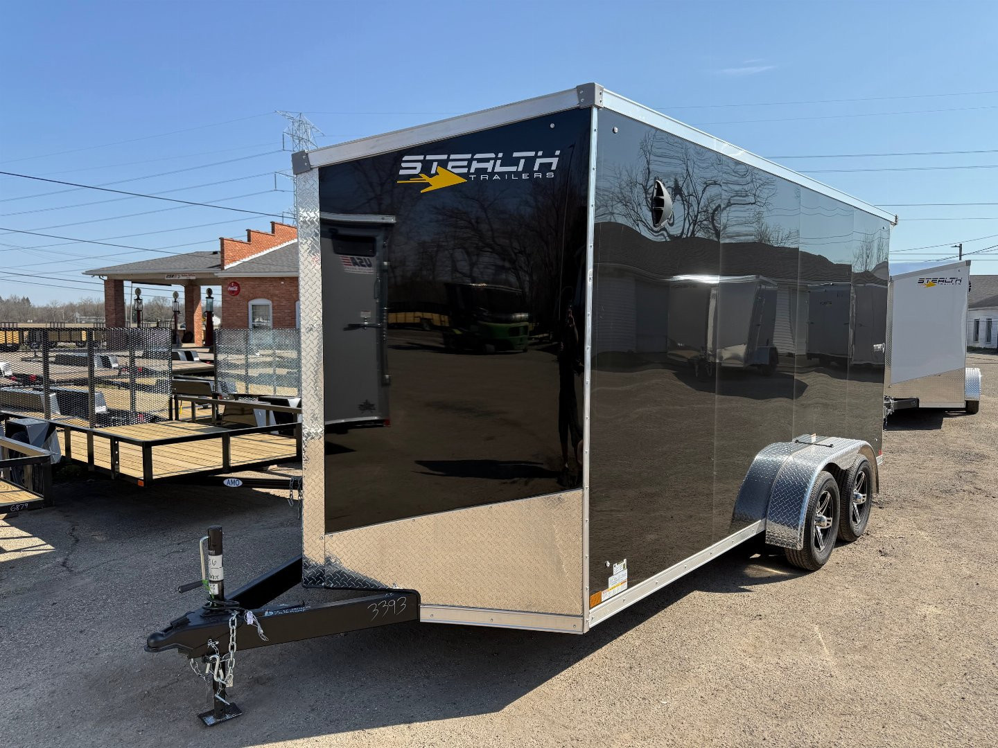 New 2025 Stealth 7 X 16 Cargo / Enclosed Trailer with Ramp with 7ft ...