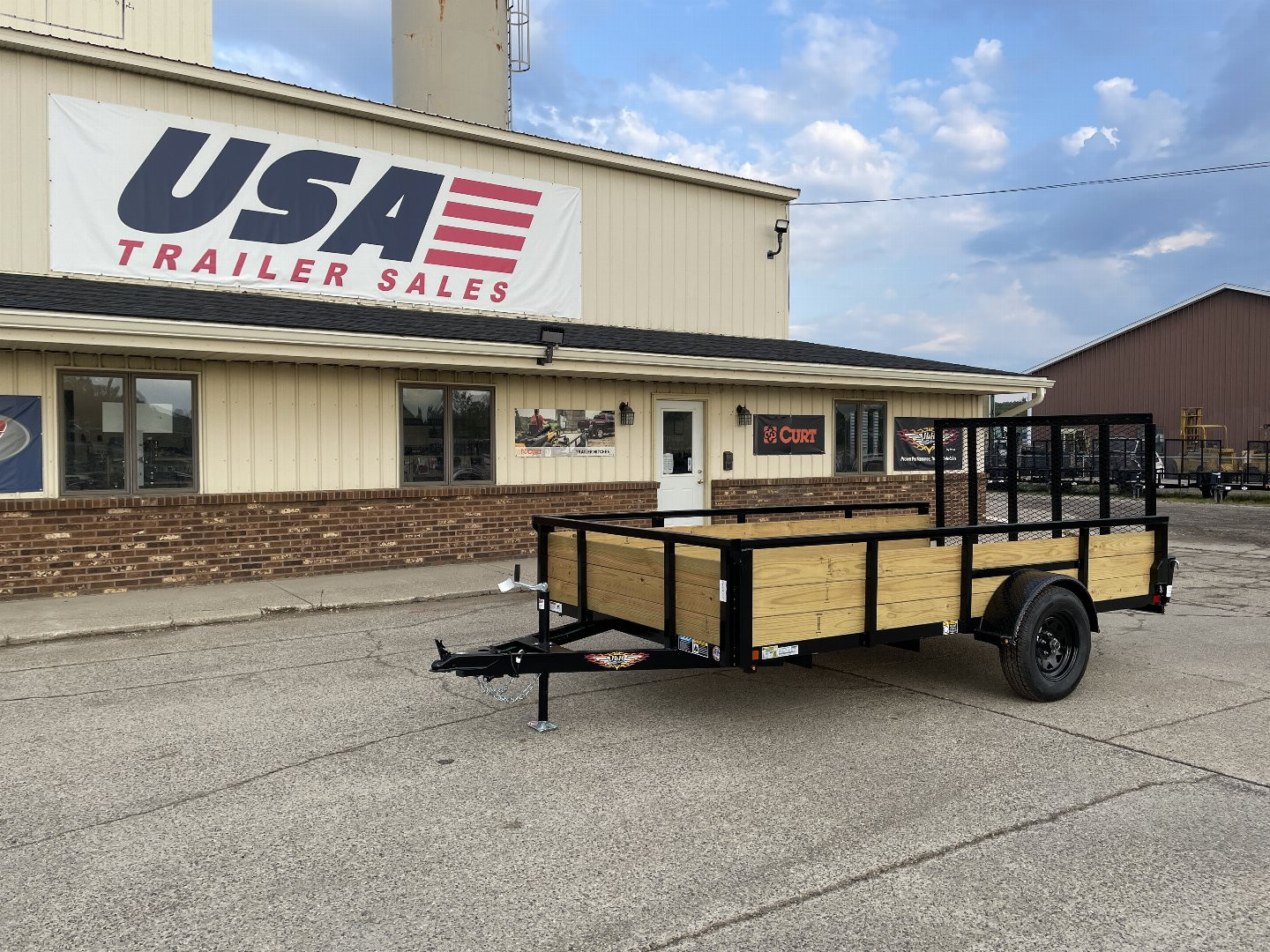 New 2025 H&H Trailers 76X12 3K Steel Woodside Landscape Trailer