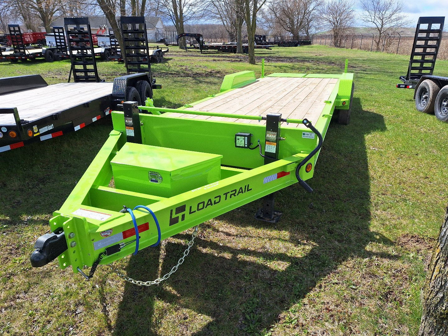 New 2025 Load Trail 83x24 I Beam Equipment Trailer 16K W/Max Ramps for ...