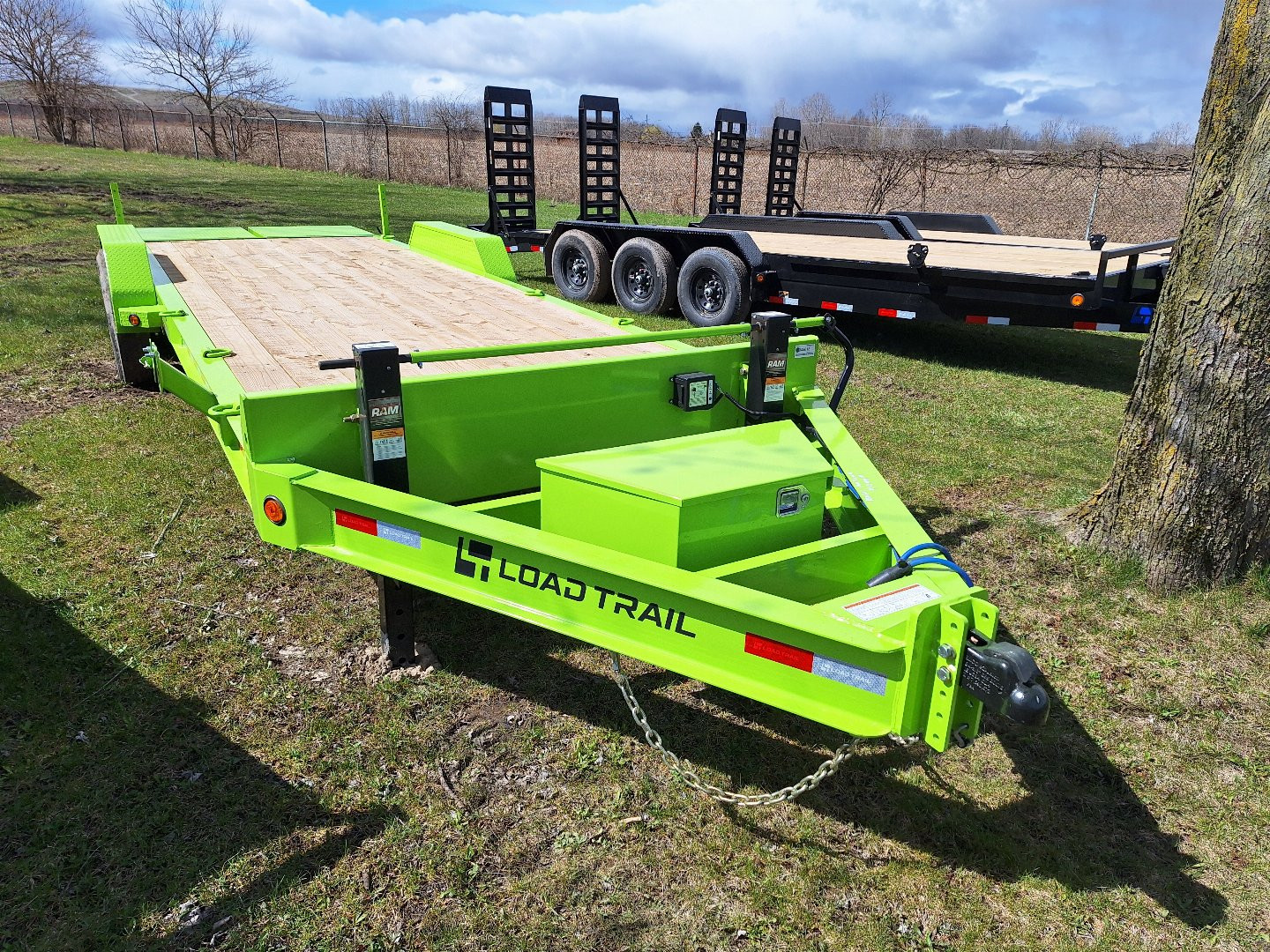 New 2025 Load Trail 83x24 I Beam Equipment Trailer 16K W/Max Ramps