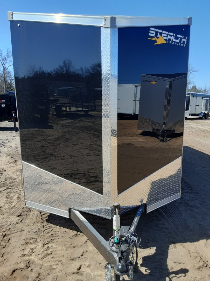 New 2025 Stealth Trailers 7x16enclosedblackw/ramp7ft Cargo / Enclosed ...