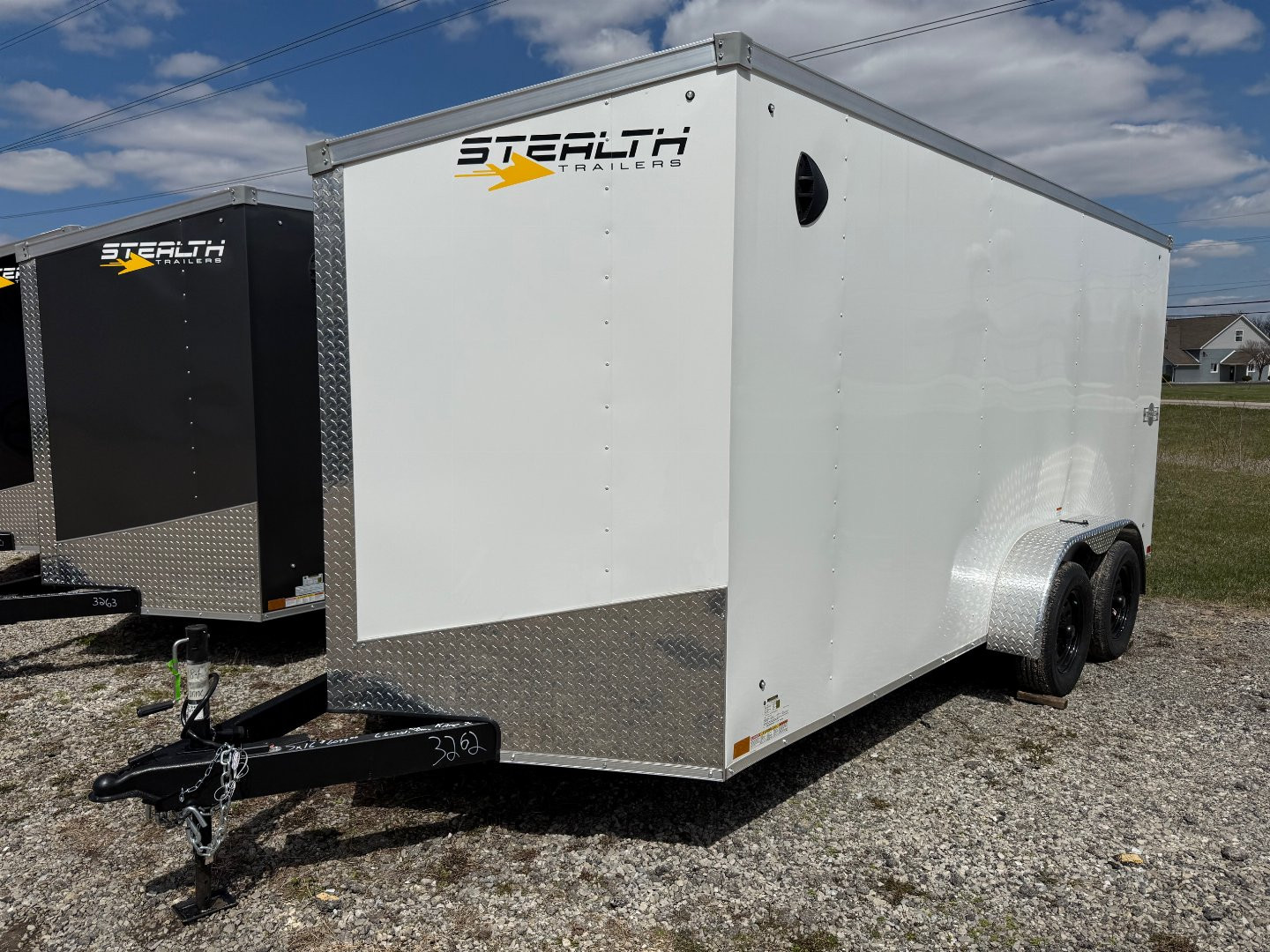 New 2025 Stealth 7 X 16 Cargo / Enclosed Trailer with Ramp and 6ft 6in ...